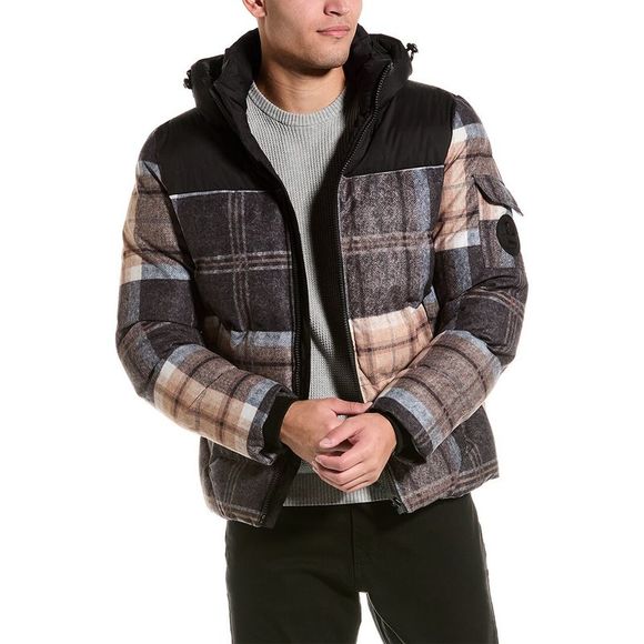 Point Zero | Jackets & Coats | Point Zero Hooded Cut Sew Touch Print ...